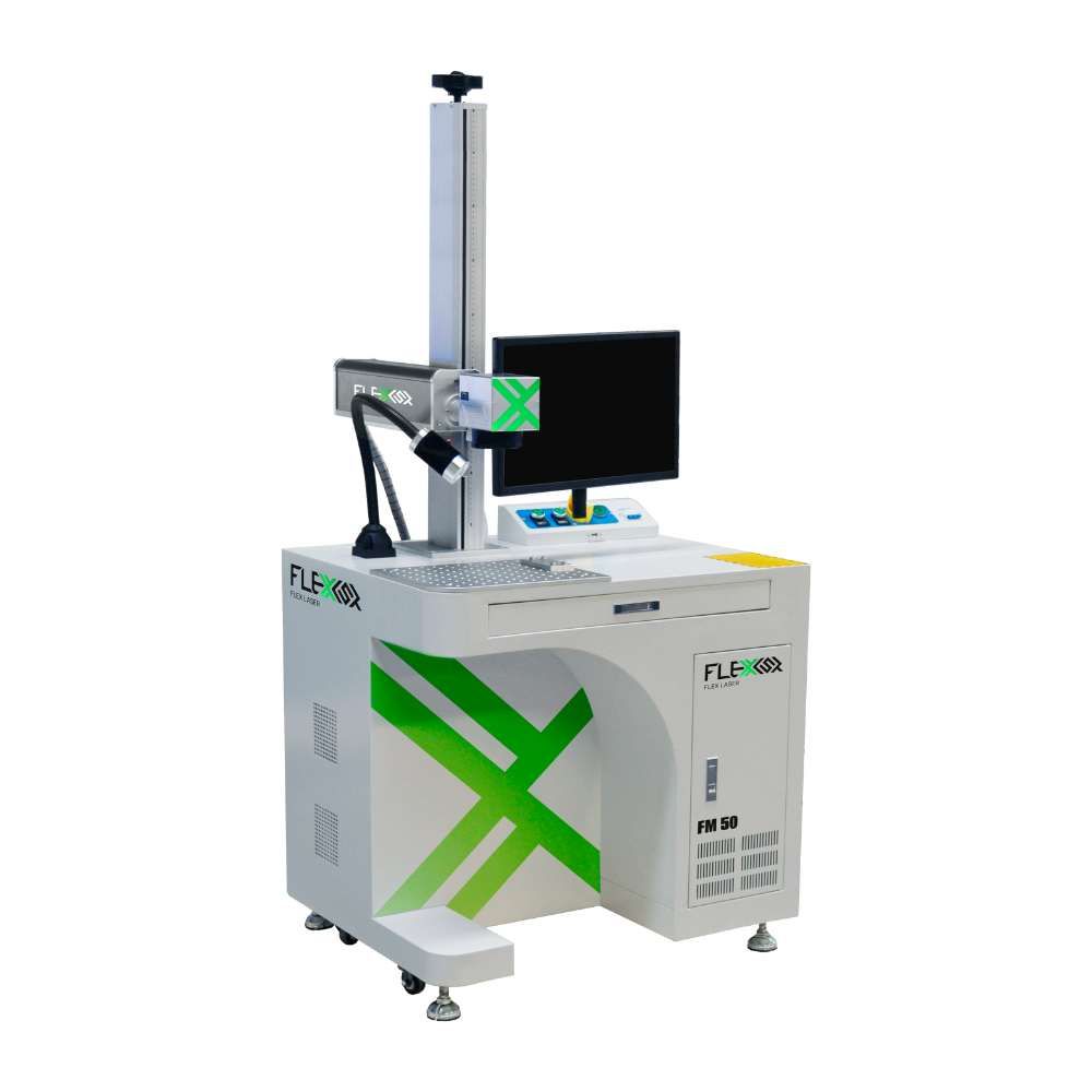 50W Industrial Grade workstation fiber marker and engraver MARK STATIO ...